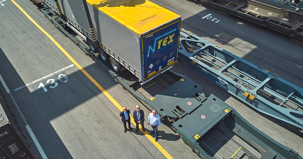 Ntex - NTEX utvider intermodal transport mellom Storbritannia og Italia